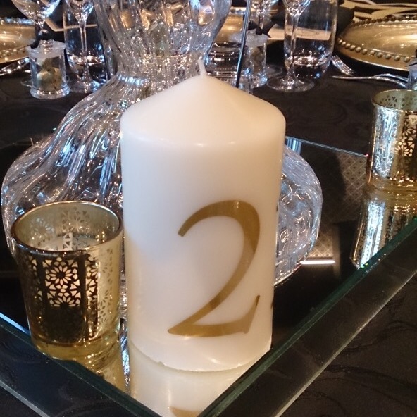 Candle Table Numbers