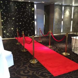 3m x 3m Black Starlight Cloth - Harbourside Decorators