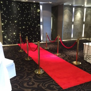 3m x 3m Black Starlight Cloth - Harbourside Decorators