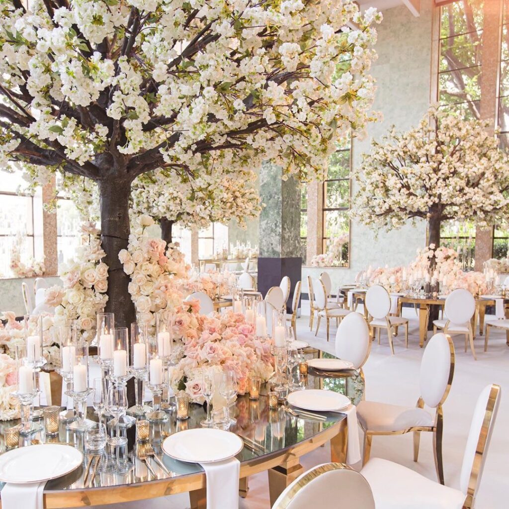 4m White Cherry Blossom Tree - Harbourside Decorators