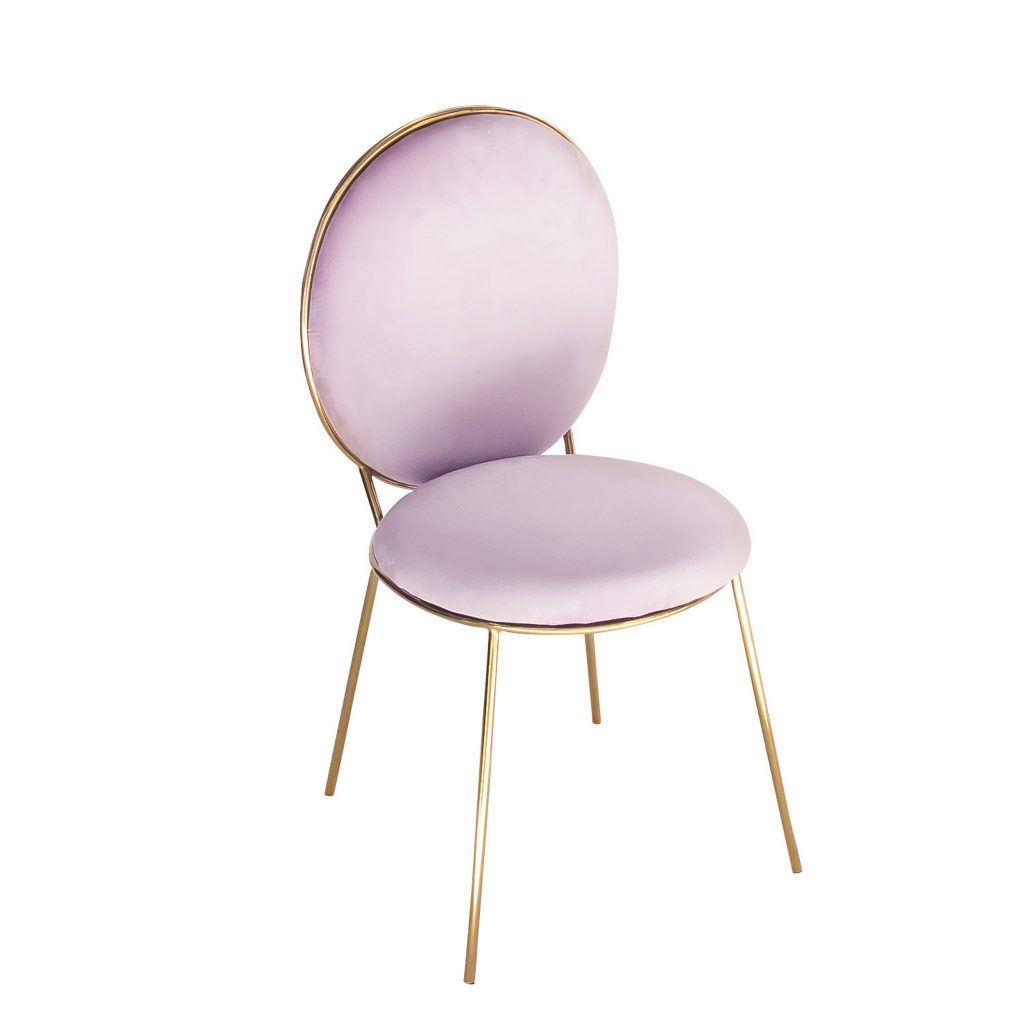 Lilac Velude Chairs - Harbourside Decorators