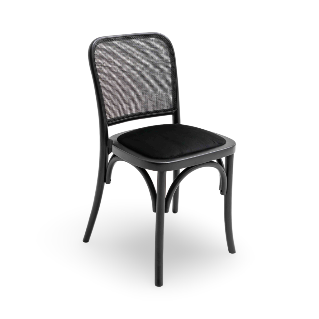 Black Rattan Dining Chair - Harbourside Decorators