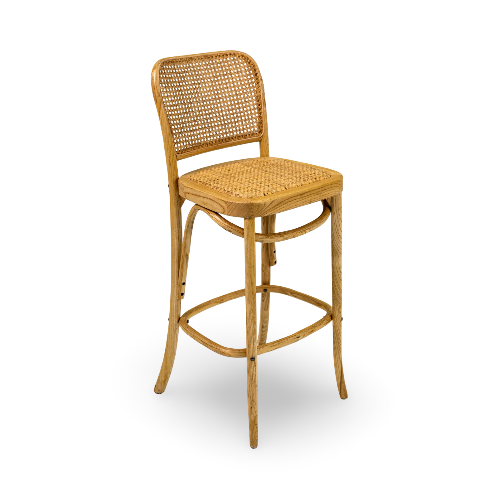 Natural Rattan Stool - Harbourside Decorators